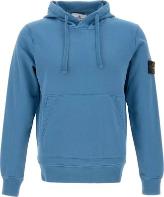 Stone Island Klassischer Hoodie - Blau