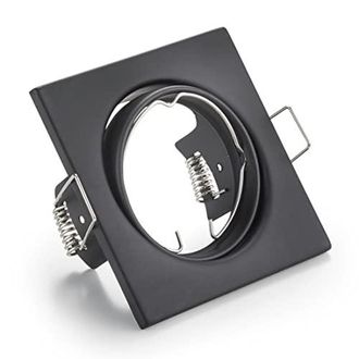 Trio Leuchten Einbauleuchten Jura 650000132, Metall Schwarz matt, exkl. 1x GU10, schwenkbar