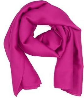 Queen Helena Écharpe légère douce fine décontractée élégante écharpe femme SC10, Rose cyclamen, Taille unique