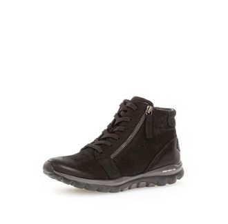 Gabor Damen Schn&uuml;rstiefeletten, Frauen Boots,Wechselfu&szlig;bett,uebergangsschuhe,uebergangsstiefel,warm,Boots,schwarz (Mel.),38.5 EU / 5.5 UK