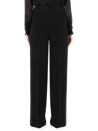 Max Mara Triacetate Blend Trousers - Black