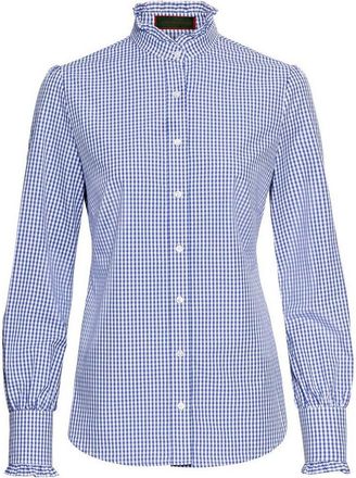 Reitmayer Langarmbluse Vichykarobluse