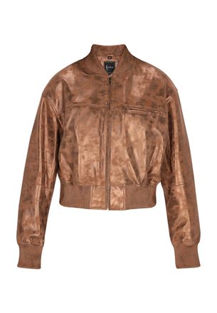 Faina Jacke Frauen Messing