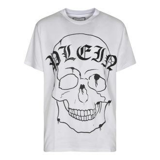 Philipp Plein T-Shirt - - Tops - Herren - Wei&szlig; - L
