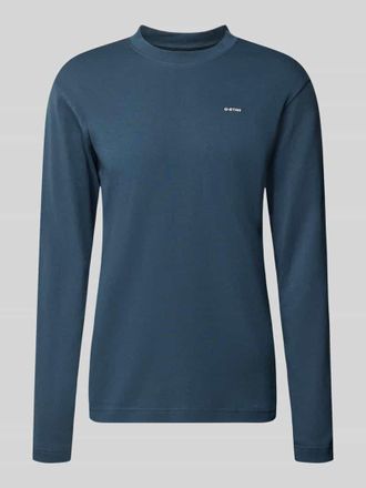 G-Star Langarmshirt mit kleinem Logo-Schriftzug