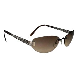 Loewe Pre-owned Metall Sonnenbrille - - Pre-owned - Damen - Braun - ONE SIZE