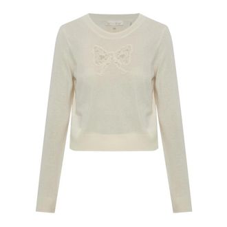 LoveShackFancy Mingley Pullover - - Knitwear - Damen - Beige - XS