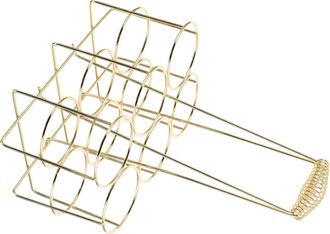 BESTONZON Flaschentr?ger Metall Getr?nketr?ger f¨¹r 6 Flasche Golden Legierung Weinflaschenhalter Rotwein Sekt Bier Flasche Milchflaschen Aufbewahrung Zuhause R