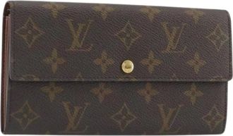 Louis Vuitton Portefeuille Long Pre-owned - Femme - Pre-owned - Brun - Taille: ONE Size