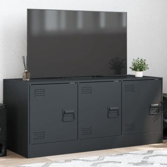 vidaXL TV-Schrank Anthrazit 99x39x44 cm Stahl - Vidaxl