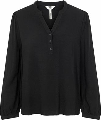 Object Collectors Item Damen OBJLORENA L/S TOP NOOS Bluse, Black, 40
