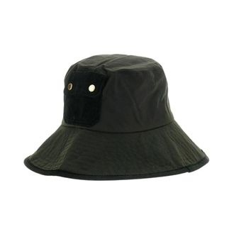 Barbour Gef&uuml;tterter Hut aus gewachster Baumwolle mit breiter Krempe - - Accessories - Damen - Gr&uuml;n - S
