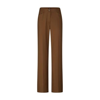 Riani Straight-Fit Hose aus Viskose-Mix - - Trousers - Damen - Braun - M