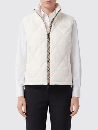 Burberry Gilet matelass&eacute; Cheswick en nylon d&eacute;perlant avec logo EKD