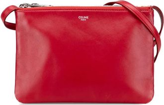Celine petit sac à bandoulière Trio (2010) - Rouge