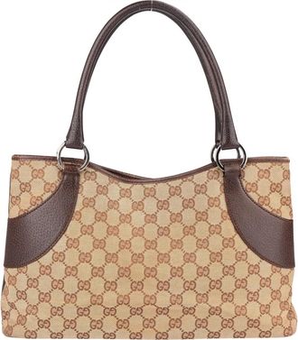 Gucci Crossbody Bags - Gucci GG Monogram Handbag - Gr. unisize - in Braun - f&uuml;r Damen
