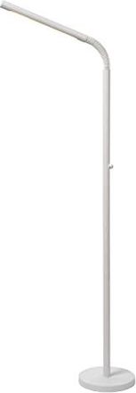 Lucide GILLY - wiederaufladbare Stehlampe Mit Leselampe - Akku/Batterie - LED Dim. - 1x6W 2700K - Weiß