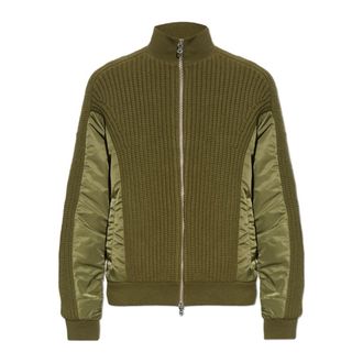 Diesel Cardigan K-Arre - - Knitwear - Herren - Gr&uuml;n - L