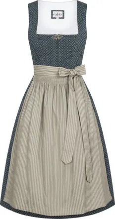 N&uuml;bler Dirndl N&Uuml;BLER Midi Dirndl Emily, Damen, Gr. 34, EURO, gr&uuml;n, Obermaterial: 100% Polyester PES., Kleider, Topseller