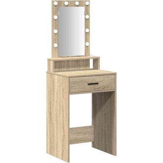 vidaXL Table de Toilette Marron 50 x 41 x 140 cm Bois ding&eacute;nierie Vidaxl