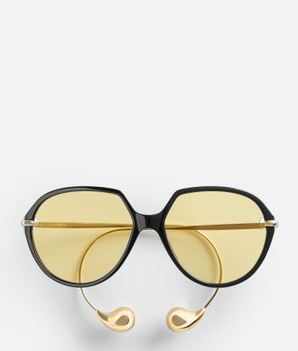 Bottega Veneta Lunettes De Soleil Carr&eacute;es Drop - Bottega Veneta