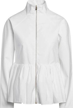 Alaia Femme, Vestes, Blanc, Taille: 38 FR Peplum Jacket