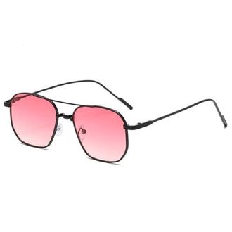 Generic Lunettes de soleil en m&eacute;tal for hommes et femmes, tendance, for la conduite quotidienne, Photo(Red)