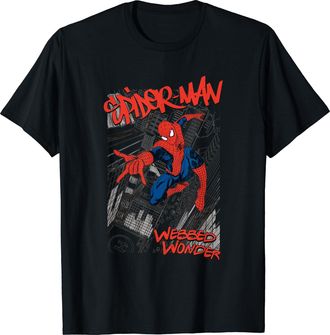 MARVEL Spiderman Sketch City T-Shirt