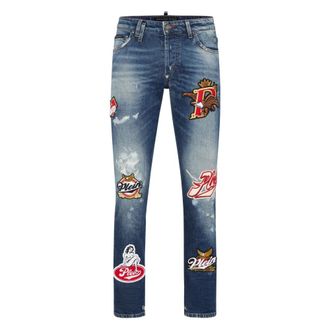 Philipp Plein Slim-fit Jeans - - Jeans - Herren - Blau - W36