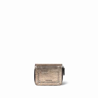 Jerome Dreyfuss Geldb&ouml;rse mit Rei&szlig;verschluss und F&auml;chern f&uuml;r M&uuml;nzen und Karten - - Accessories - Damen - Beige - ONE SIZE
