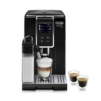 DeLonghi Dinamica Plus ECAM 370.70.B Kaffeevollautomat mit LatteCrema Milchsystem, Cappuccino & Espresso, 3,5 Zoll TFT Touchscreen Farbdisplay und App-Steuerun