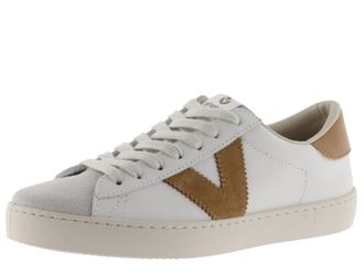 Victoria Low-Top Unisex Berlin Leder & Kontrast-Teile & Spaltleder-Zehe 1126142 f&uuml;r Erwachsene Cuero 37