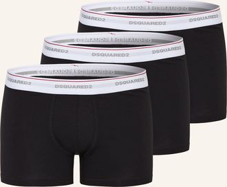Dsquared2 3er-Pack Boxershorts schwarz