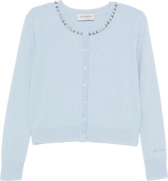 Ermanno Scervino Femme, Pulls, Bleu, Taille: 40 FR Cardigans