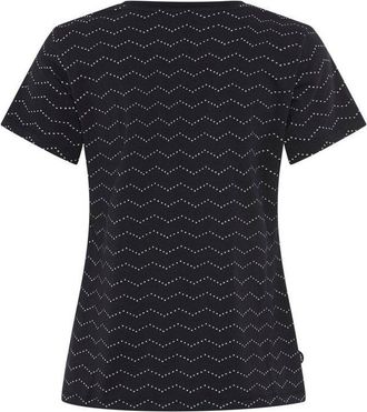 Ragwear Kurzarmshirt MINTTA ZIG ZAG O mit Logoschriftzug