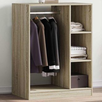 vidaXL Garde-robe ch&ecirc;ne sonoma 77x48x102 cm bois ding&eacute;nierie Vidaxl Sonoma oak