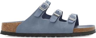 Birkenstock claquettes à triple bride - Bleu