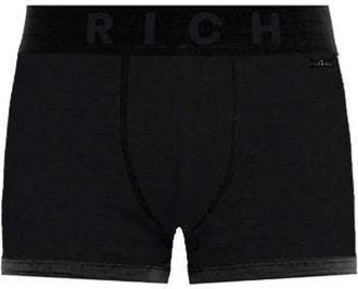 John Richmond Boxer vita bassa con cuciture a contrasto - - Underwear - Herren - Schwarzk - 2XL