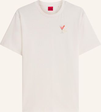 HUGO BOSS Hugo T-Shirts Vintage Tee_26 Oversize Fit beige