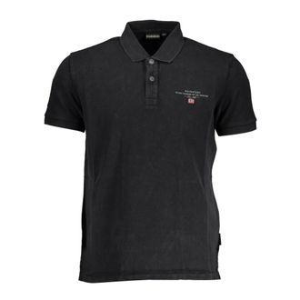 Napapijri Homme, Tops, Noir, Taille: L Polo Noir Homme Moderne