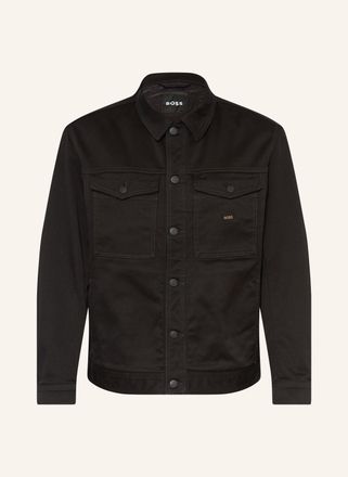 HUGO BOSS Jeansjacke Liang Cny schwarz