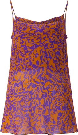 Dries Van Noten Top Chai mit Muster