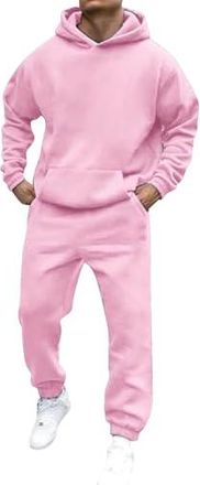 Generic Survêtement Homme À Capuche, Jogging Ensemble Homme 2 Pièces Sweat Pull Et Pantalon Jogging, Manches Longues, Ample Et Confortable, Combinaison De Spo