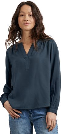 Street One Damen A345112 Tunika In Unifarbe, Cool Vintage Green, 36 EU