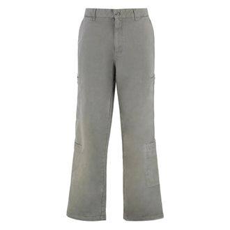 Represent Weite Baumwollhose - - Trousers - Herren - Grau - XL