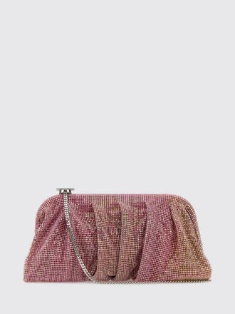 Benedetta Bruzziches Pochette Venus en maille m&eacute;tallique avec strass incrust&eacute;s
