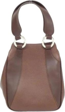 Bulgari Sac &agrave; main vintage Pre-owned - Femme - Pre-owned - Brun - Taille: ONE Size