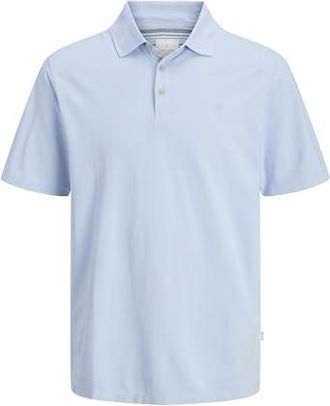 Jack & Jones Polo uni pour Homme - Col de Chemise, Chambray Blue., S