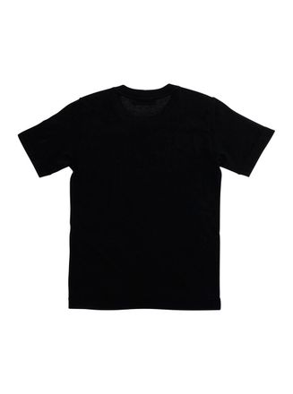 Stone Island Logo-Embroidered Cotton T-Shirt - Black