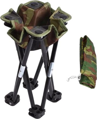 Generic Campinghocker, faltbar, Angelstuhl, zusammenklappbar, ohne Rutschen, f&uuml;r Picknick, Strand, Bergsteiger, Wandern